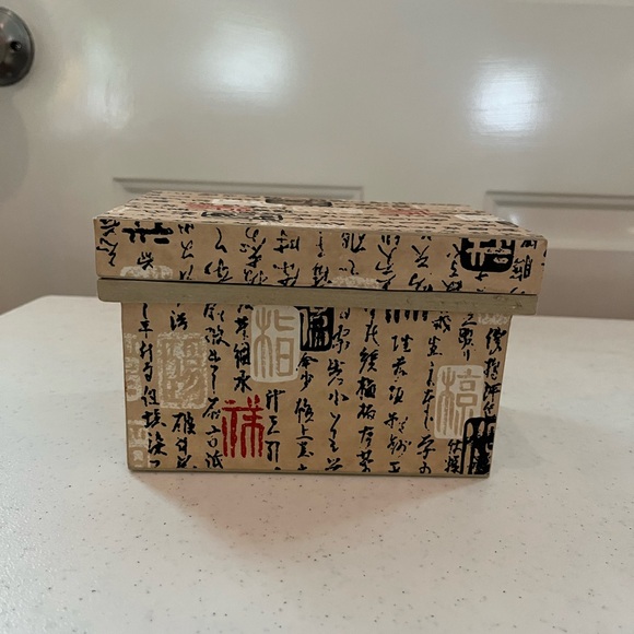 Handmade | Accents | Japanese Tea Box Covered In Washi Paper | Poshmark